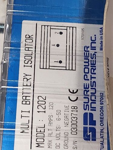 Sell Marine Boat Sure Power Multi-battery Isolator #1202 6-50V 120A 2 ...