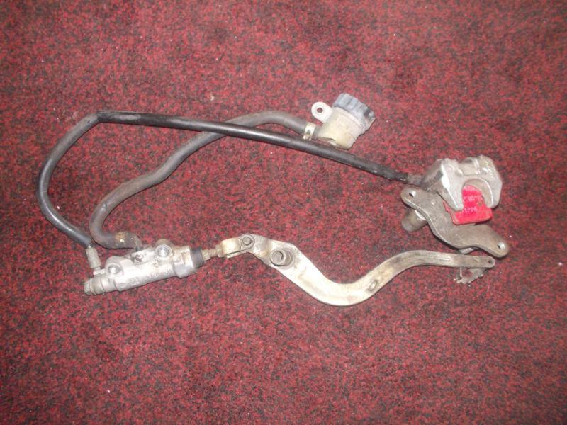 Sell 1993 - 2001 YZ80 Yamaha Rear Brake Caliper Master Cylinder Pedal ...