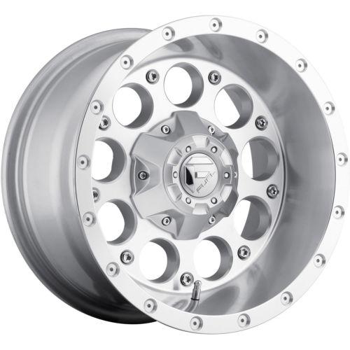 Sell 18x9 Silver Fuel Revolver 8x170 +1 Wheels Nitto Terra Grappler ...