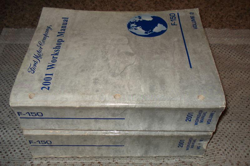 Sell 2001 FORD F-150 TRUCK SHOP MANUAL SET ORIGINAL SERVICE BOOKS in ...