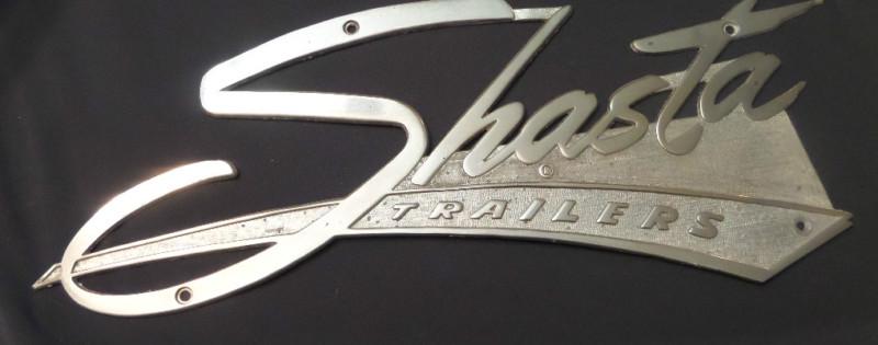 Sell Vintage Shasta Trailer Camper Logo Emblem Sign Nameplate Great ...