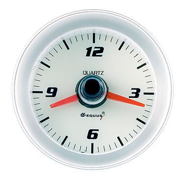 Sell Equus 2 Inch Analog Dashboard Quartz Clock White Faced / Aluminum ...