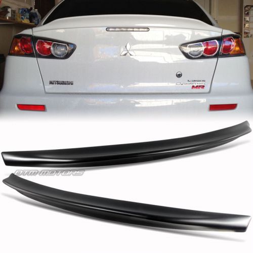 Sell For 08-15 Mitsubishi Lancer Evolution EVO 10 X Black ABS Rear ...