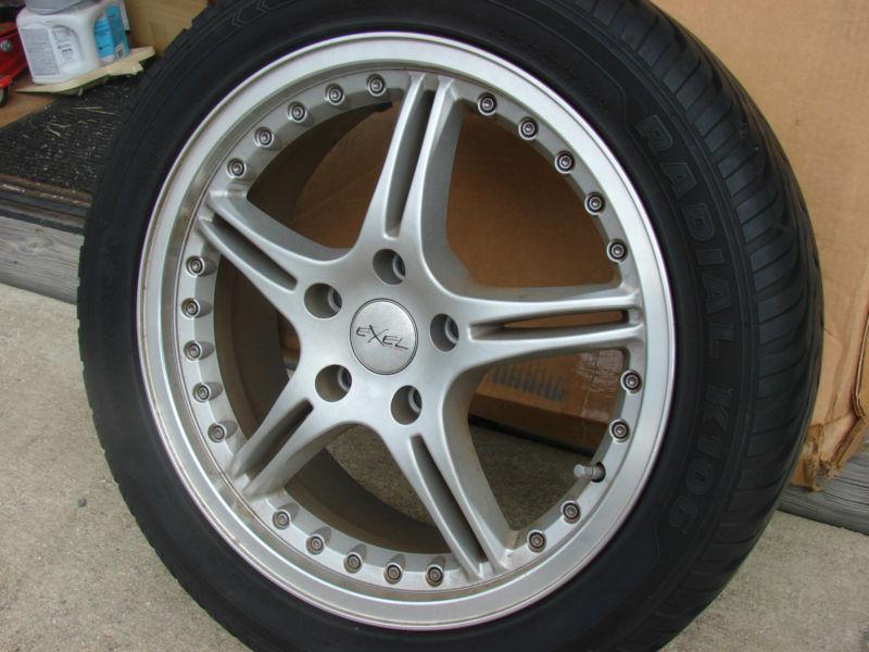 Sell 5 Spoke Polished Silver Rims and Tires (SET OF 4) in Annapolis ...