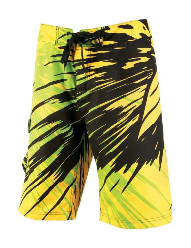 Sell Slippery Solar Boardshorts Green/Yellow/Black 38 in Holland ...