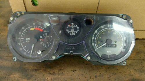 Sell PONTIAC TRANS AM INSTRUMENT/GAUGE CLUSTER 100 MPH SPEEDO,w/6K TACH ...