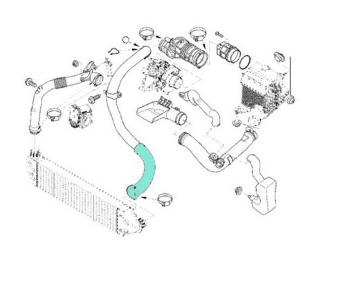 Sell Original Ag Turbo Hose Air Hose for Renault Megane II 2.0 DCI ...