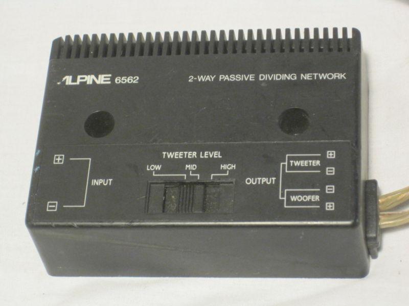 Sell ALPINE 6562 2-WAY PASSIVE DIVIDING NETWORK tweeter woofer switch ...