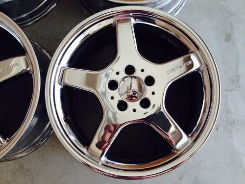 Sell 2003-2006 Chrome Mercedes SL500 R230 AMG Oem Factory Wheels Rims ...