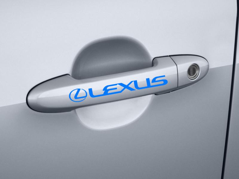 Sell LEXUS IS 200 250 300 350 C ES GS 430 RX Door Handle Decal sticker ...