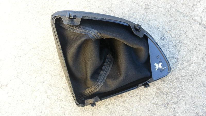 Sell BMW E82 128i 135i Black leatherette shift boot 07-13 OEM Genuine ...