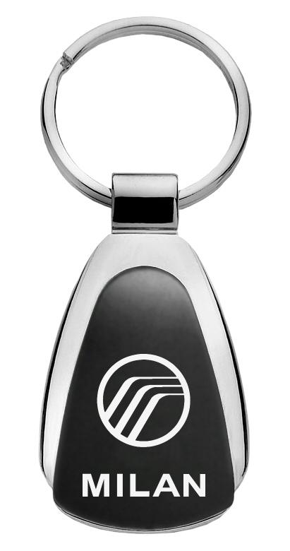 Sell Mercury Milan Black Tear Drop Keychain Car Ring Tag Key Fob Logo ...