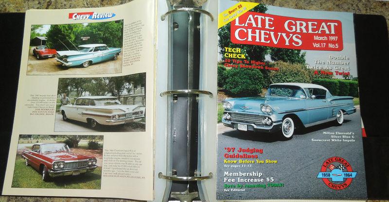 Purchase LATE GREAT CHEVY MAGAZINE LOT OF 39 ISSUES LATE GREAT CHEVYS ...