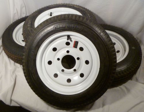 Purchase 4 NEW Loadstar Kenda Bias 4PR LoadB Trailer Rims Tires 4.80-12 ...