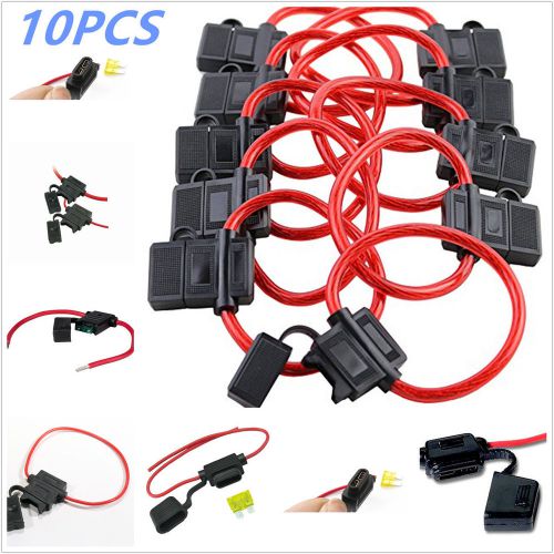 Purchase 10 Pack ATC / ATO 16 Gauge 25 AMP In-Line Fuse Holder Vehicle ...