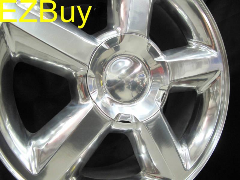 Purchase 20" INCH SILVERADO TAHOE FACTORY STYLE POLISHED SET OF FOUR ...