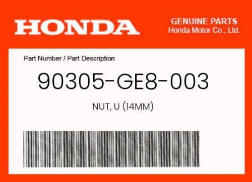 Purchase NEW Genuine OEM Honda NUT, U (14MM) - 90305-GE8-003 in VA ...