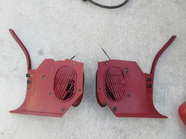 Purchase 70-81 CAMARO Z28 FIREBIRD TRANS AM RED NON A/C KICK PANEL TRIM ...