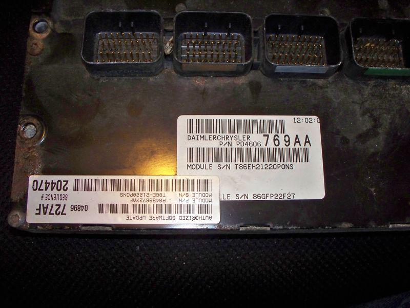 Purchase 03,04 CHRYSLER 300M,CONCORDE,DODGE INTREPID 2.7 ENGINE ...