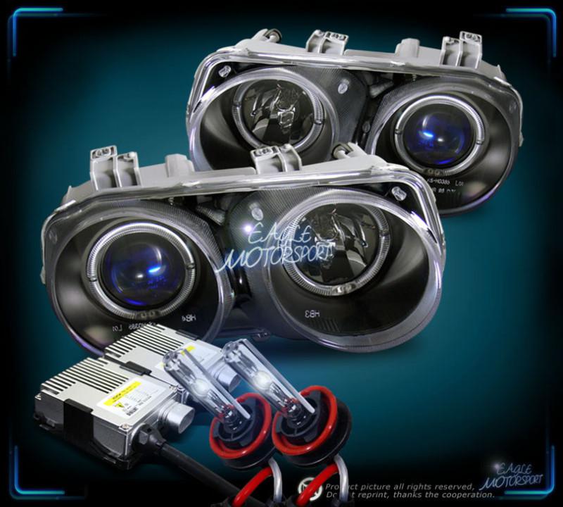 Purchase 8000K HID 1994-1997 Acura Integra Dual Halo Projector Black ...