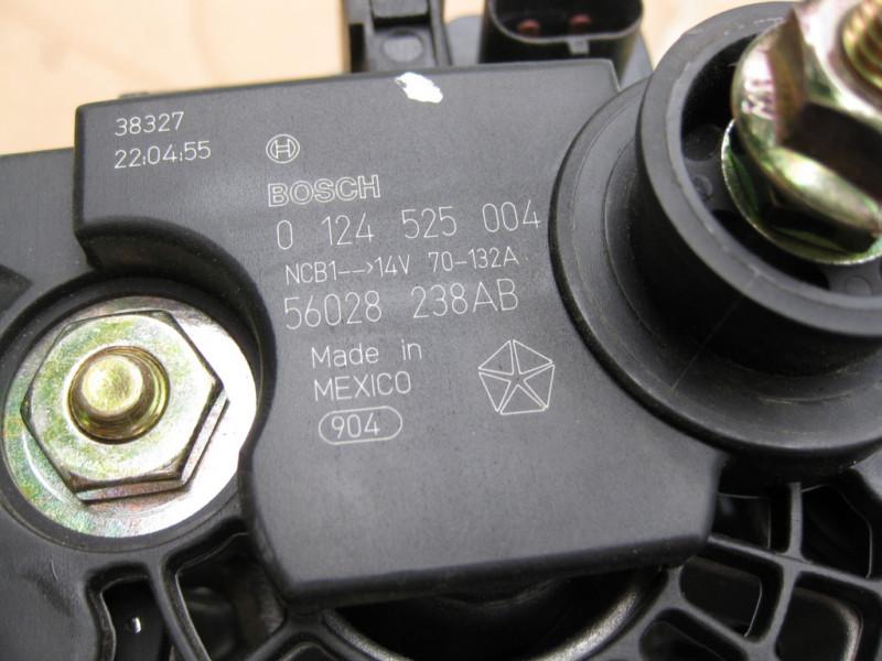 Purchase New Alternator 0-124-525-004 56028238AB 0124525004 Dodge Ram 5 ...