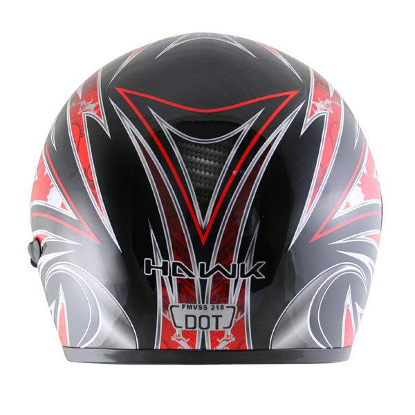 Purchase NEW Hawk Red Mechanic Raptor Modular Helmet Motorcycle Biker M ...
