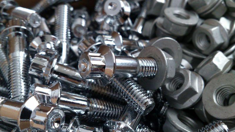 Purchase Assembly Bolts For 2 And 3 Piece Wheels Chrome Plated Fits ...