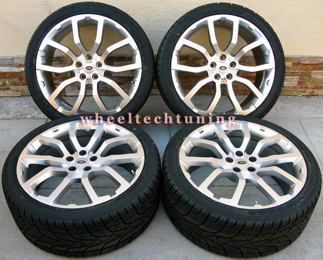 Purchase 22" RANGE ROVER 5 SPLIT SPOKE STYLE WHEEL AND TIRE PACKAGE ...