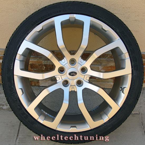 Purchase 22" RANGE ROVER 5 SPLIT SPOKE STYLE WHEEL AND TIRE PACKAGE ...