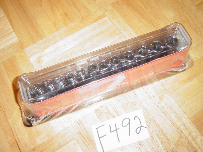 Buy SNAP ON TOOLS NEW IN WRAPPER 12 PIECE 1/4 DRIVE METRIC DEEP 6 POINT ...