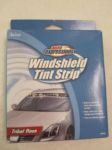 Buy Axius auto expressions windshield tint strip--Tribal Rose--5"x64 ...