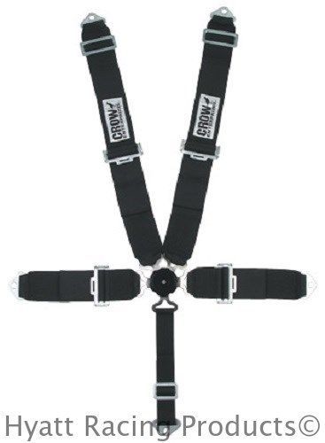 Buy Crow 50" Cam Lock 5-Point Auto Racing Safety Belts - Bolt In in ...