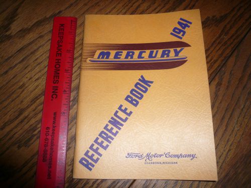 Buy 1941 Mercury Reference Book - Vintage - Form 7064-41 in Quakertown ...