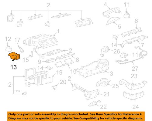 Buy GM OEM Evaporator Heater-Bracket 89018376 in Mesa, Arizona, United ...