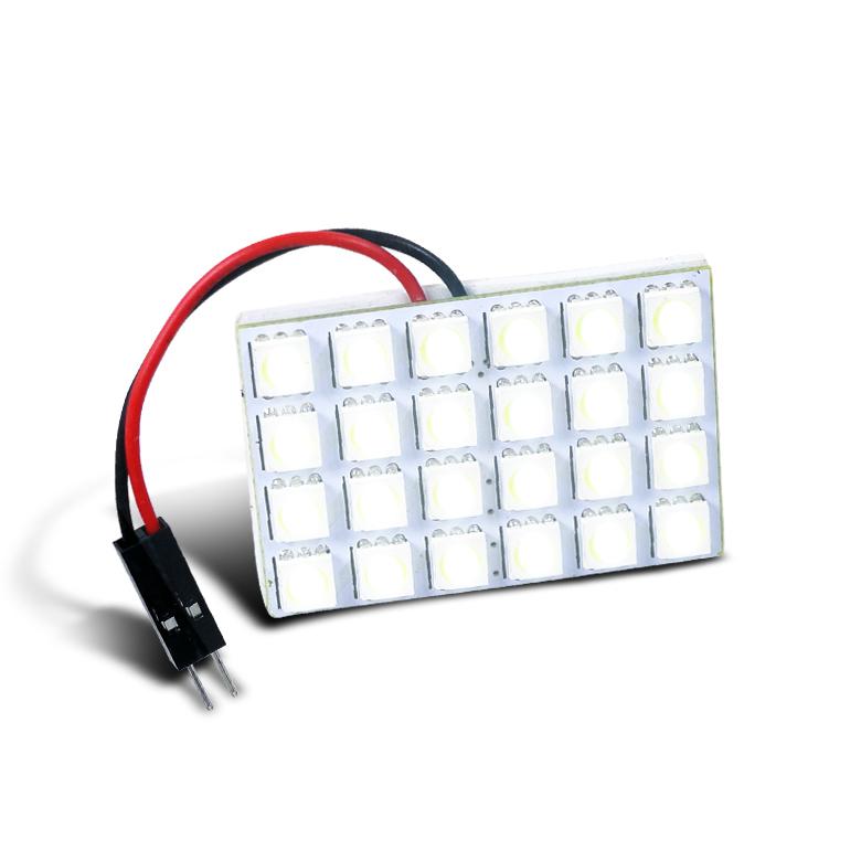 Buy 1x 24 LED SMD HYPER WHITE CAR INTERIOR DOOR DOME LIGHT MAP LAMP in ...