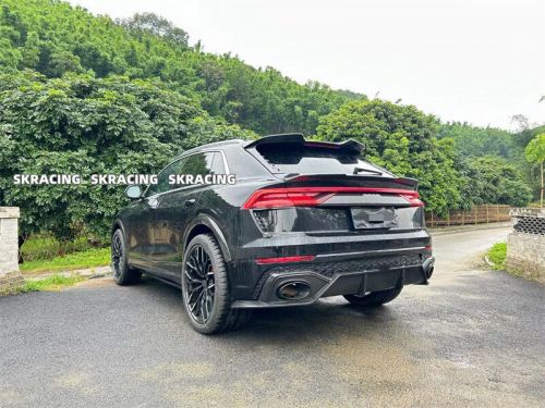 Buy Bodykit Dry Carbon Fiber Rear Trunk Spoiler Roof Wing Fits Audi ...