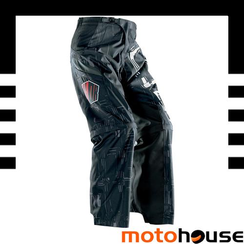 Buy THOR MENS STATIC BOXED PANTS MX OFFROAD DIRT MOTOCROSS BLACK WHITE ...