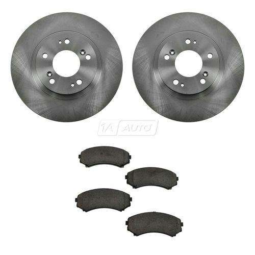Buy Mitsubishi Endeavor Front Ceramic Disc Brake Pads & 2 Rotors LH ...