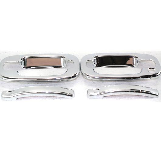 Buy Putco Set of 2 Door Handle Cover New Chrome Chevy Full Size Truck ...