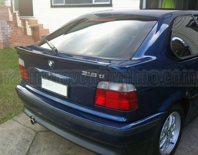 Buy BMW 92-98 E36 Compact 318ti 316ti 3pcs Rear Wing Trunk Spoiler in ...