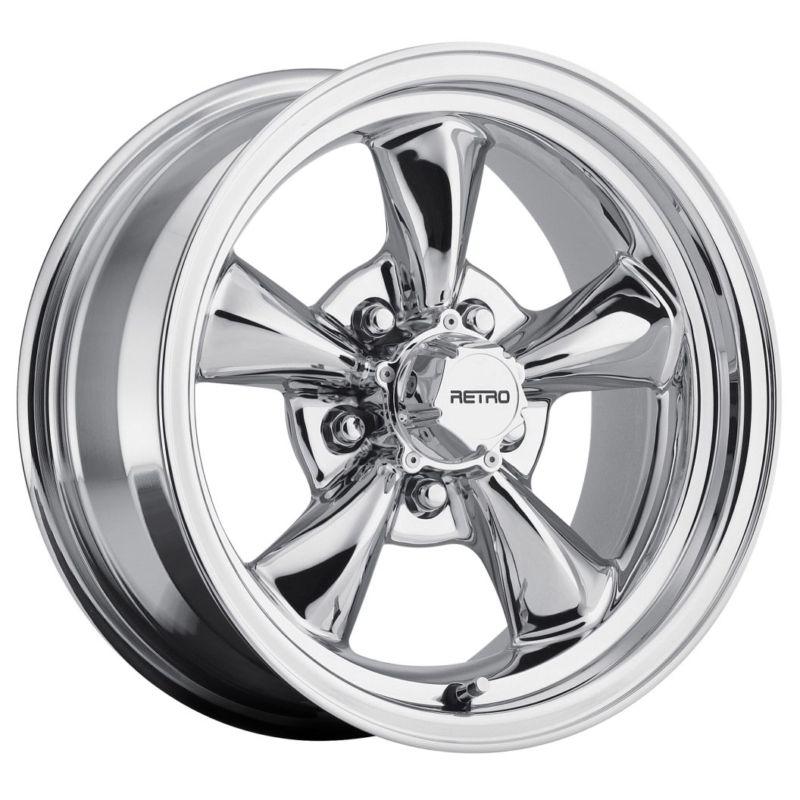Find (4) 15x7" Retro Chrome Wheels Rims 5x4.75" lug pattern for Chevy ...