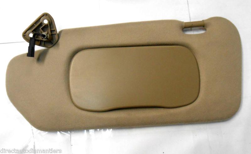 Find NISSAN ALTIMA DRIVERS SIDE SUN VISOR SHADE LIGHTED LH 98-01 TAN ...