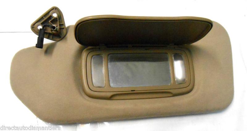 Find NISSAN ALTIMA DRIVERS SIDE SUN VISOR SHADE LIGHTED LH 98-01 TAN ...