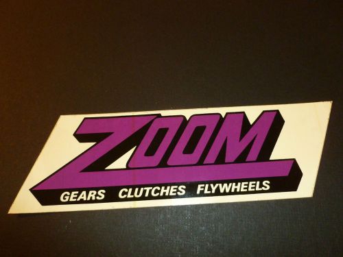 Find ZOOM CLUTCHES GEARS FLYWHEELS OLD DECAL BEAUTIFUL STICKER VINYL ...