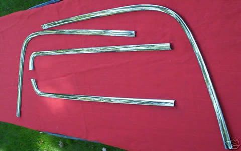 Find 68-72 Chevelle Rear Window OEM Molding Trim Show Mirror Polished ...