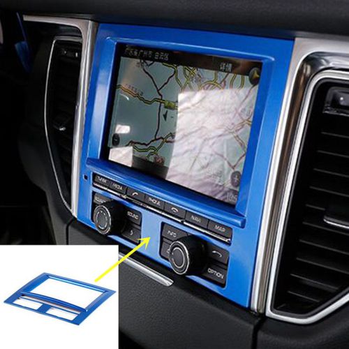 Find 1PC Blue Zinc Alloy Console Navigation Screen Decorative Frame For ...