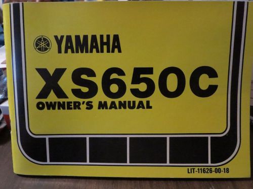 Find 1976 Yamaha XS650OC OWNER'S MANUAL OEM in Upper Darby ...