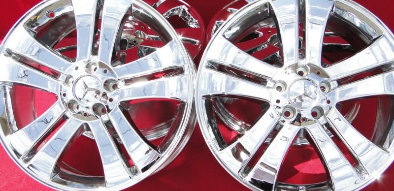 Find 4 19" FACTORY MERCEDES GL450 GL320 R350 ML550 GL550 OEM NEW CHROME ...
