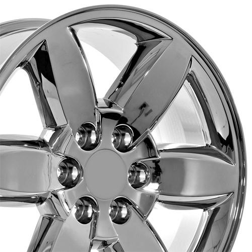 Find 20" inch Chevy Tahoe Avalanche Suburban Silverado chrome wheels ...