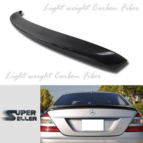 Find CARBON FIBER MERCEDES BENZ W221 A TYPE REAR BOOT TRUNK SPOILER 07 ...